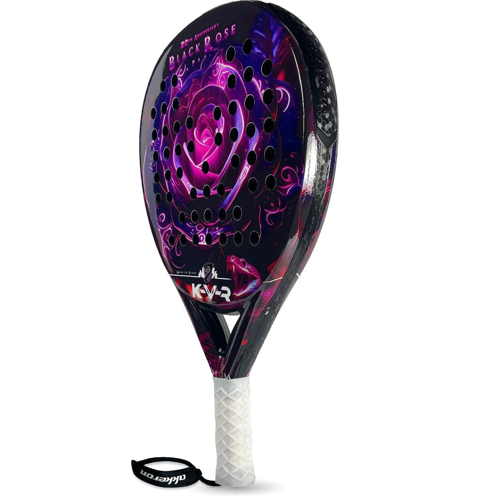 Akkeron Black Rose 20th-2024 padel racket🌸🌸 – Padel Island