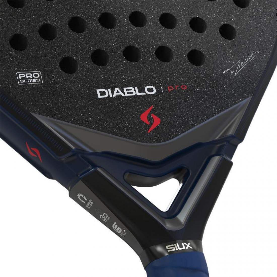 Pala Siux Tino Libaak Diablo Pro 2026 Azul Noche | Padel Island